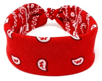 Red bandana | Etsy