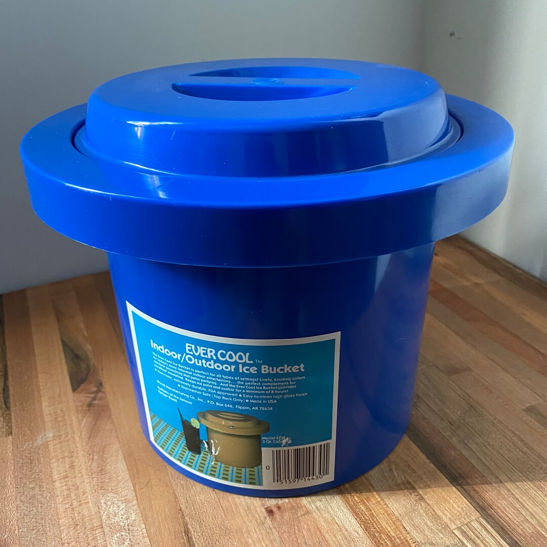 Vintage Ever Blue Ice Bucket, 3 Quart - Etsy