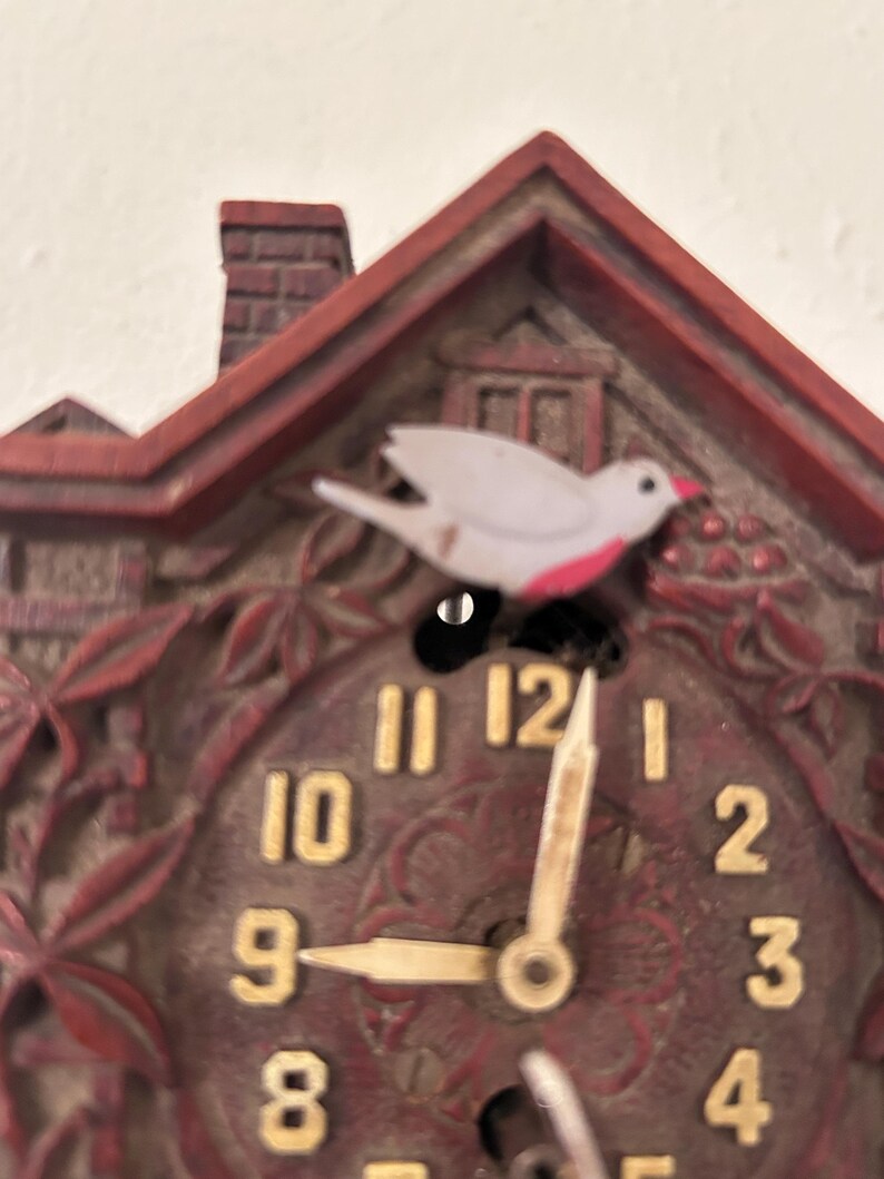 Vintage Miniature Cuckoo Clock - Etsy