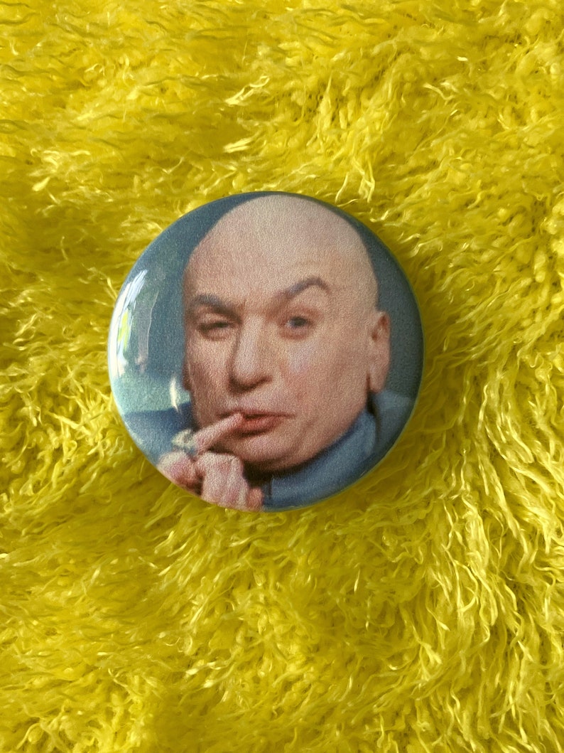 Dr. Evil Pin Austin Powers Movie Pin for Bag - Etsy