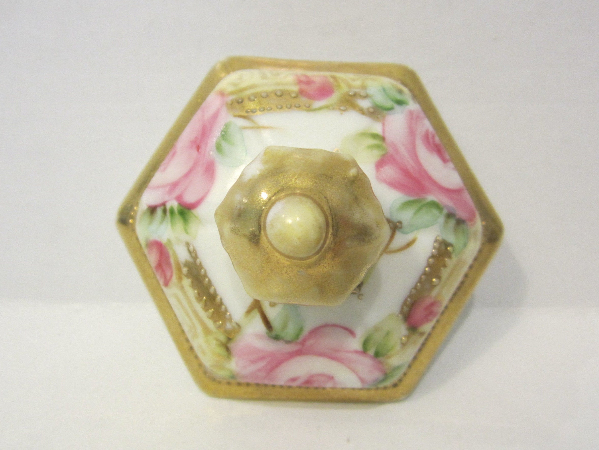 RARE Antique C1911 Noritake Nippon RC Royal Crockery Hand-painted Sugar ...