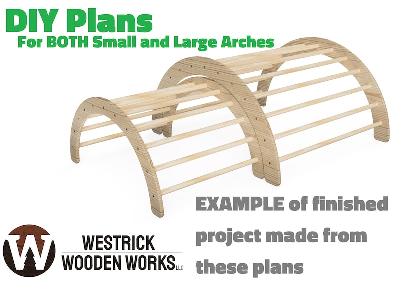 DIY Climbing Arches Plans Includes BOTH Small and Large | Etsy