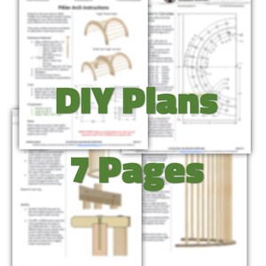 DIY Climbing Arches Plans - Includes BOTH Small and Large Sizes - Etsy