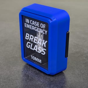 10mm Socket in Case of Emergency "break Glass" Display Case: Garage ...