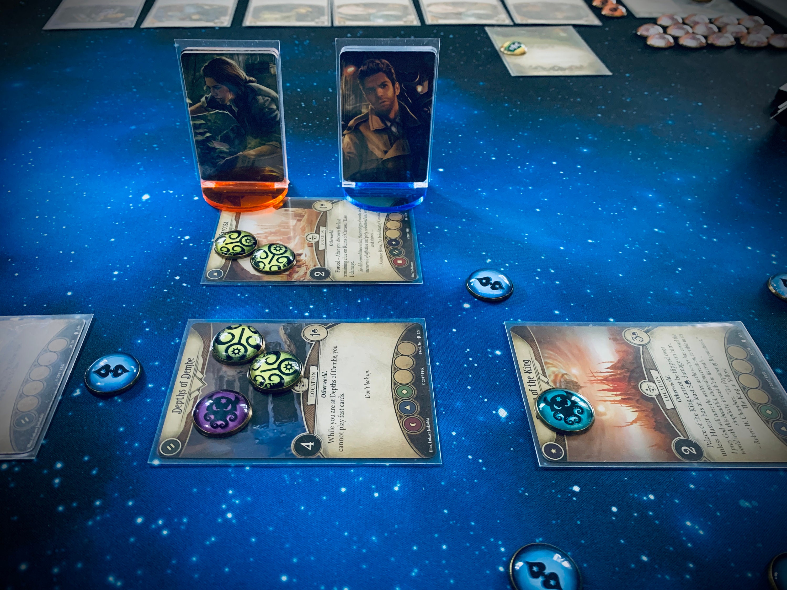 Arkham Horror the Card Game Compatible Premium Brass Backed Enemy ...