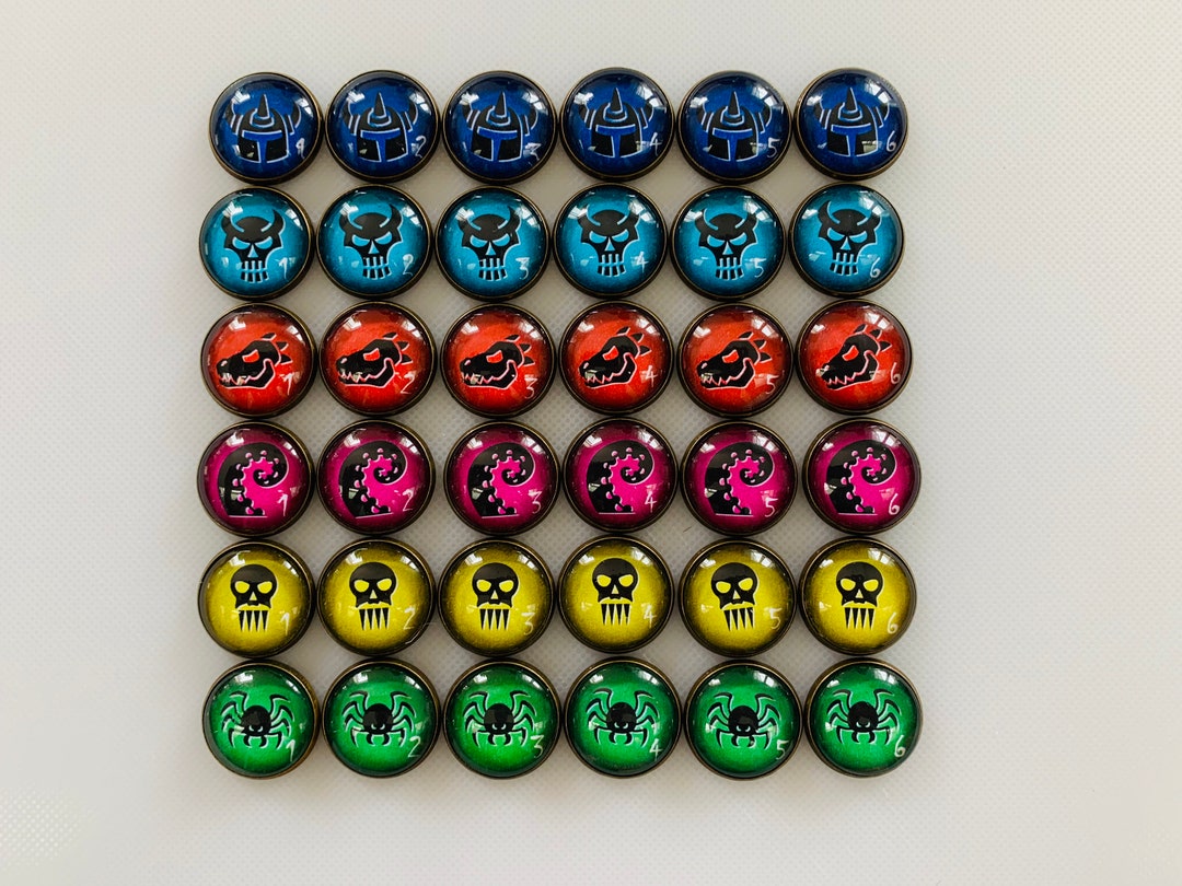 Dungeons and Dragons D&D 5E Compatible Premium Brass Backed Monster ...