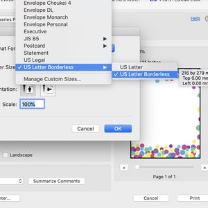 Printable Festive Confetti Borders Background Computer Paper Design for ...