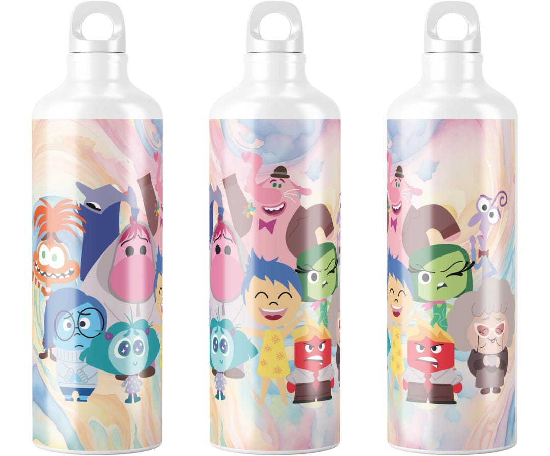 Personalized Inside Out 2 20 Oz Stainless Steel Water Bottle – Custom ...