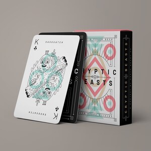 Cryptic Beasts - Poker Deck - Etsy