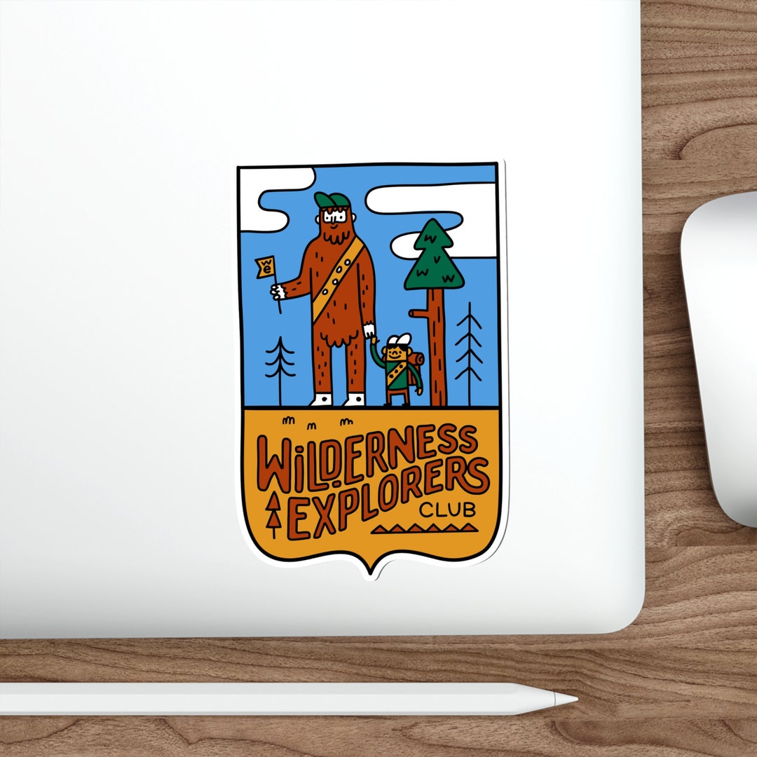 Wilderness Explorers Club - Die-cut Vinyl Stickers - Etsy