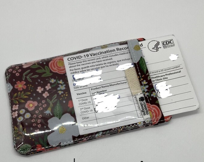 Vaccination Card Holder Vaccine Card Protector COVID Card - Etsy