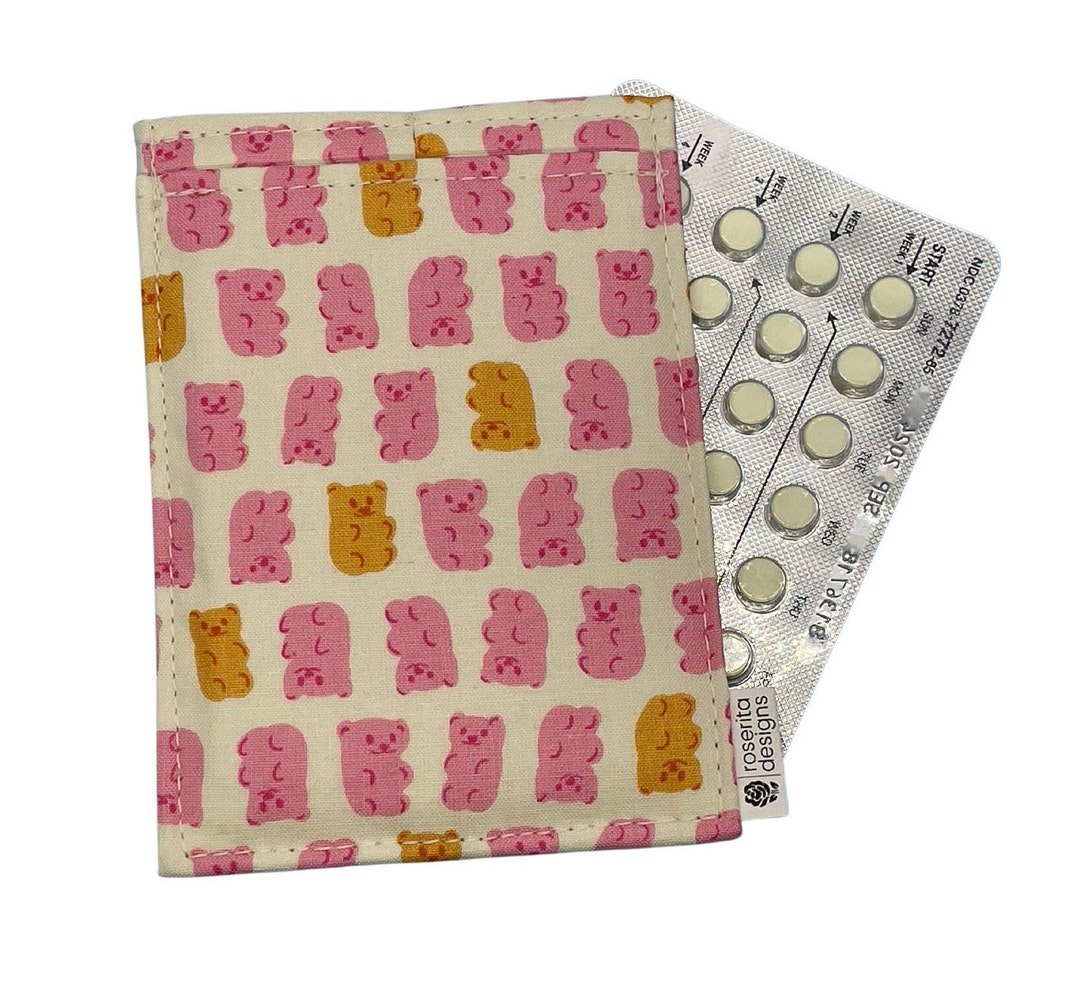 Birth Control Pill Sleeve, Birth Control Pill Case, Pill Sleeve, Pill ...