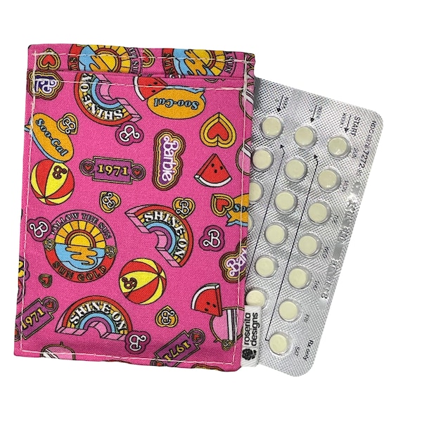 Pink Birth Control Pill Case - Etsy