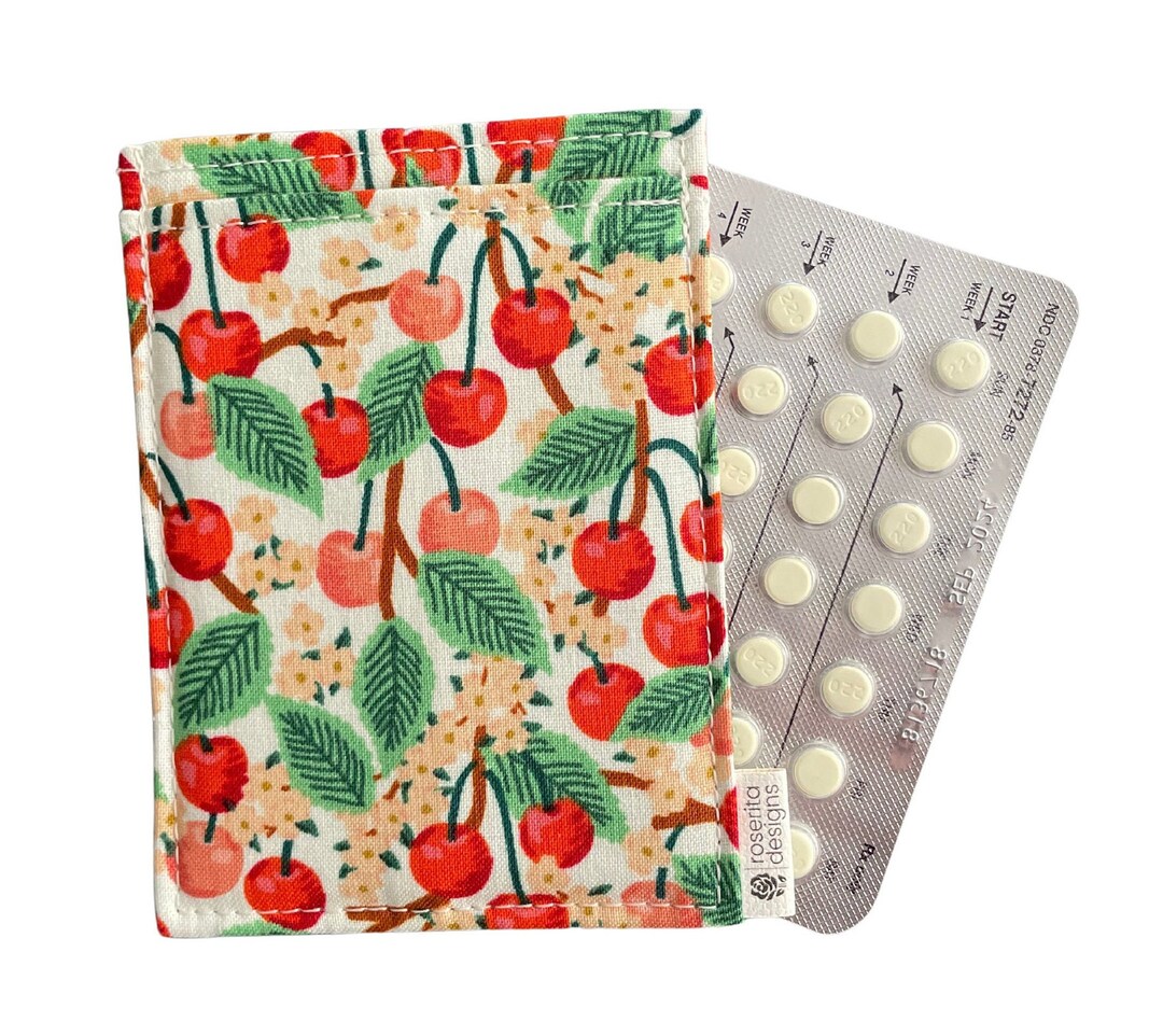Birth Control Pill Sleeve, Birth Control Pill Case, Pill Sleeve, Pill ...