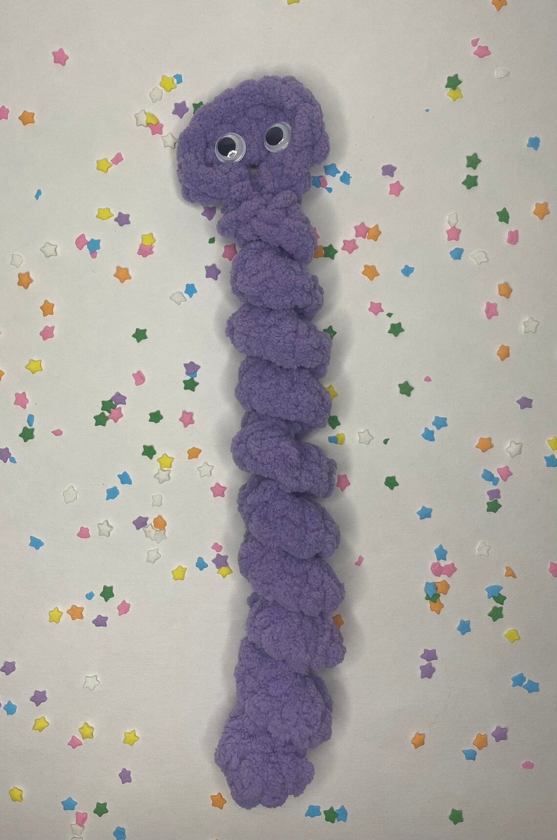 Crochet Soft Worry Worm EXTRA LARGE Size Stress Toy - Etsy UK