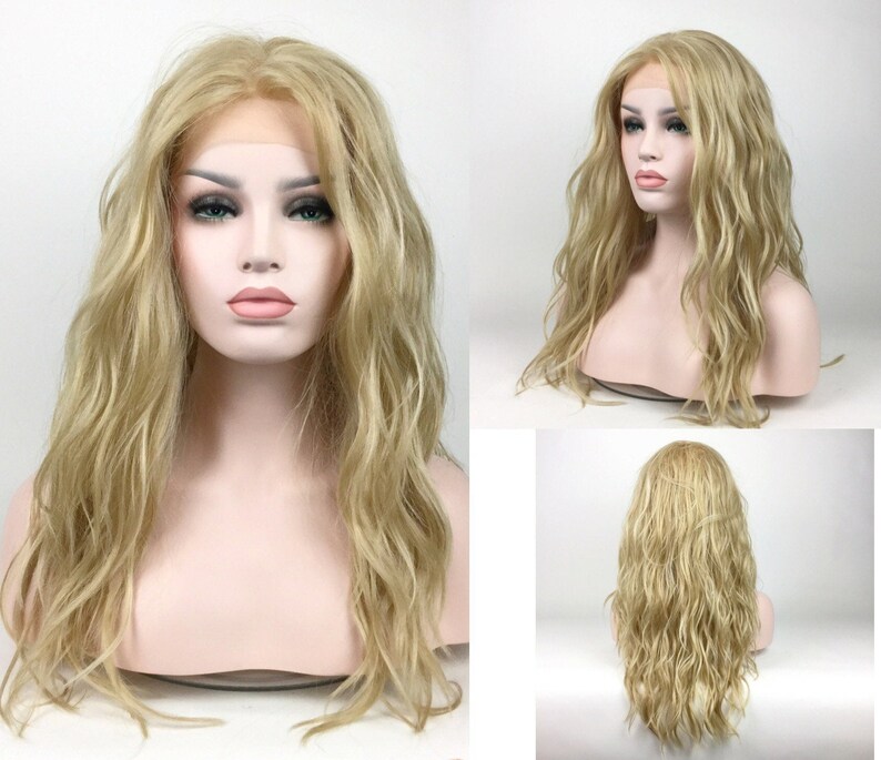 Luxurious LACE-FRONT Mono Lace-part High-heat Synthetic Fiber - Etsy