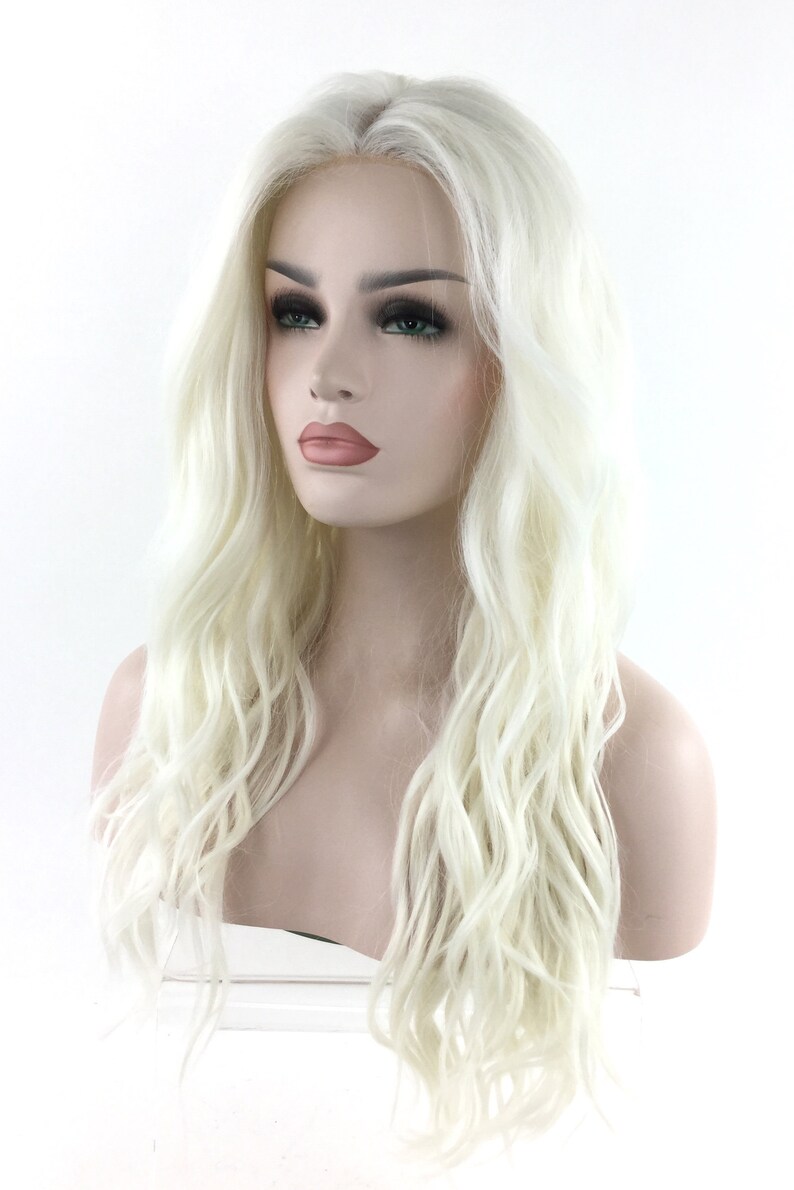 Luxurious LACE-FRONT Mono Lace-part High-heat Synthetic Fiber - Etsy