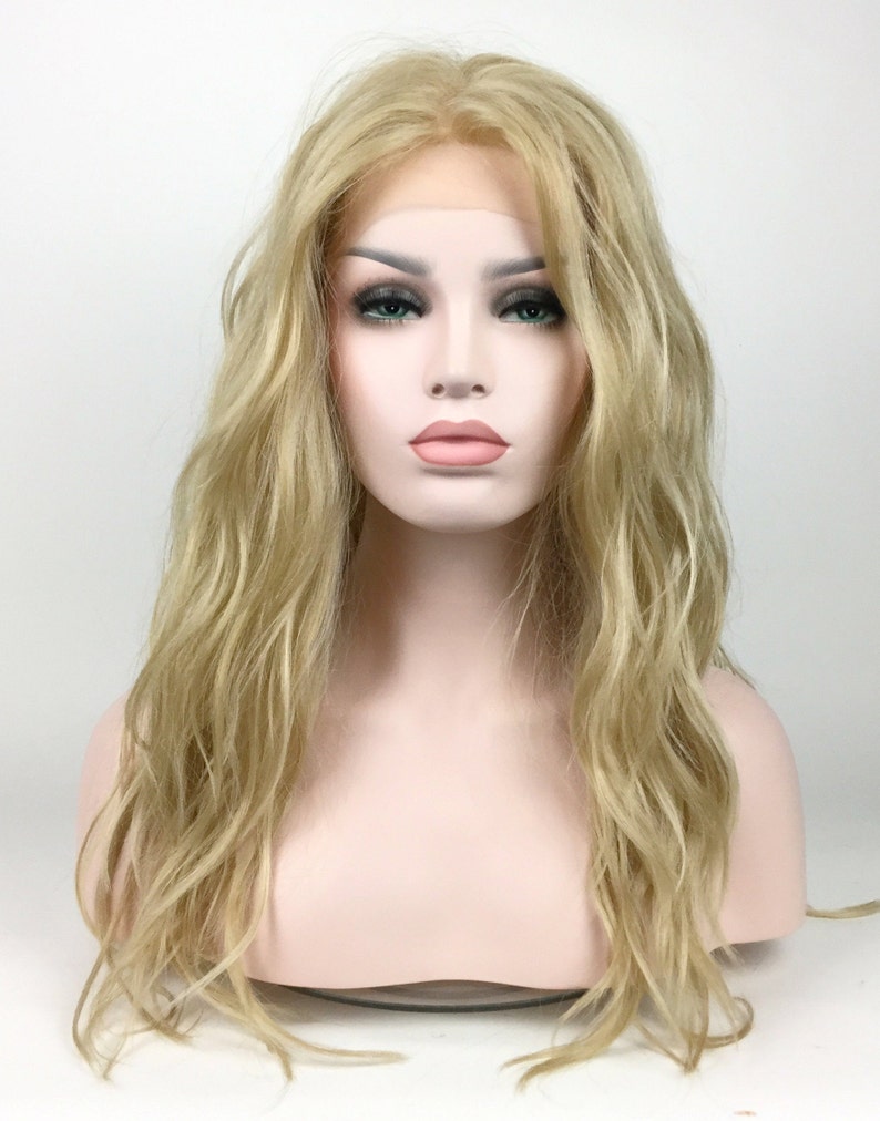 Luxurious LACE-FRONT Mono Lace-part High-heat Synthetic Fiber | Etsy