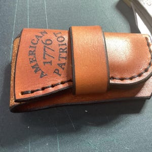 Leather Pocket Knife Sheath Buck 112 Buscadero sheath Only - Etsy