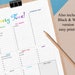 Printable Food Log + Grocery List Template + Meal Planner + Editable ...