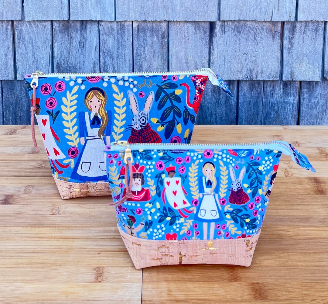 Open Wide Zipper Pouch 2 Sizes Rifle Paper Co Alice in Wonderland ...