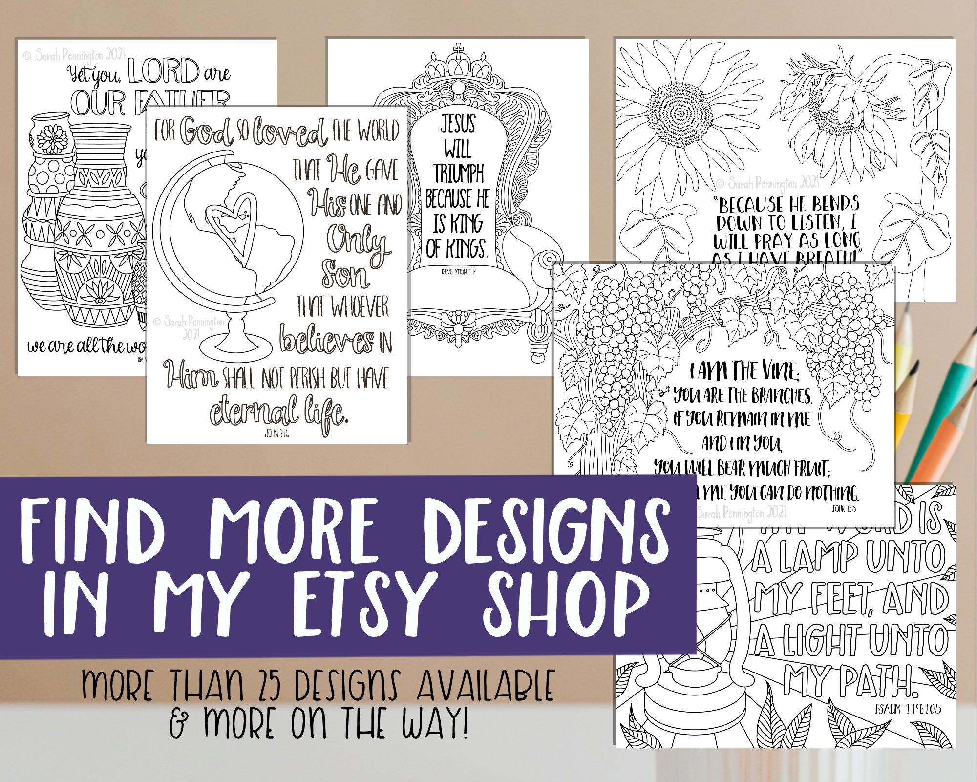 I Am the Vine - PRINTABLE COLORING PAGE - Instant Download - Christian ...