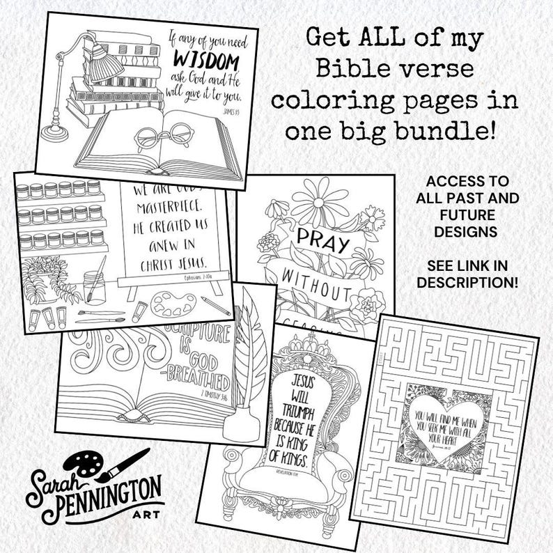 Christian Coloring Page – "be Strong and Courageous" Bible Verse ...
