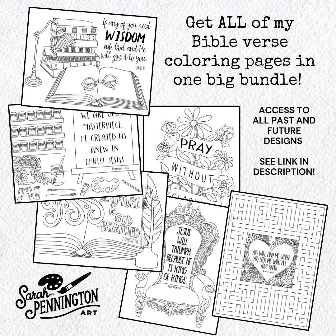 King of Kings Coloring Page: (printable Digital Download) Print at Home ...