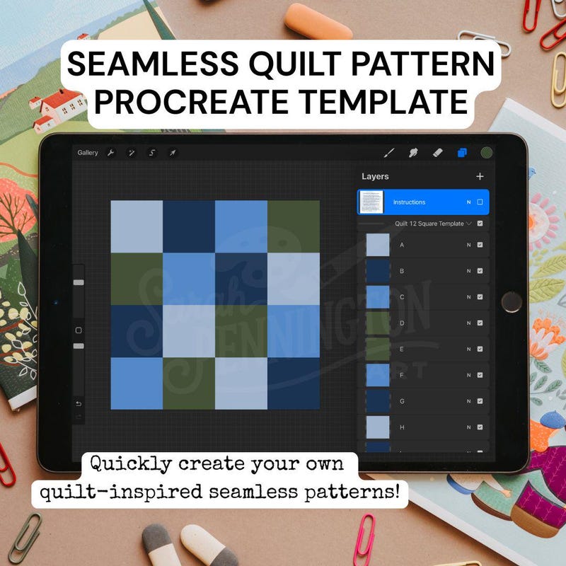 Cheater Quilt Seamless - Etsy