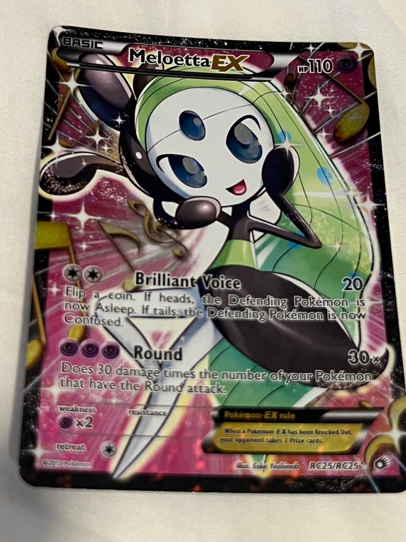 Meloetta Ex Pokemon Card
