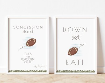 Football Concession Signs - Etsy