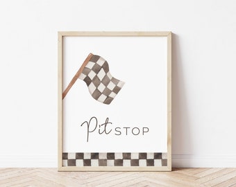 Party Pit Stop Sign - Etsy