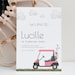 Girl Golf First Birthday Invitation, Editable Template, Hole in One ...
