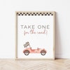 Pit Stop Table Sign, Editable Template, Fueling Station, Food Party ...