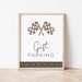 Gift Parking Table Sign, Editable Template, Racing Decor, Food Party ...