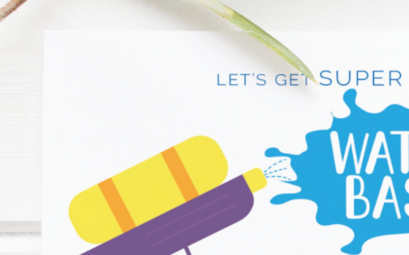 Water Bash Birthday Invitation Editable Template Girl Splash | Etsy