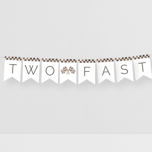 Two Fast Two Curious Welcome Sign Editable Template Racing - Etsy