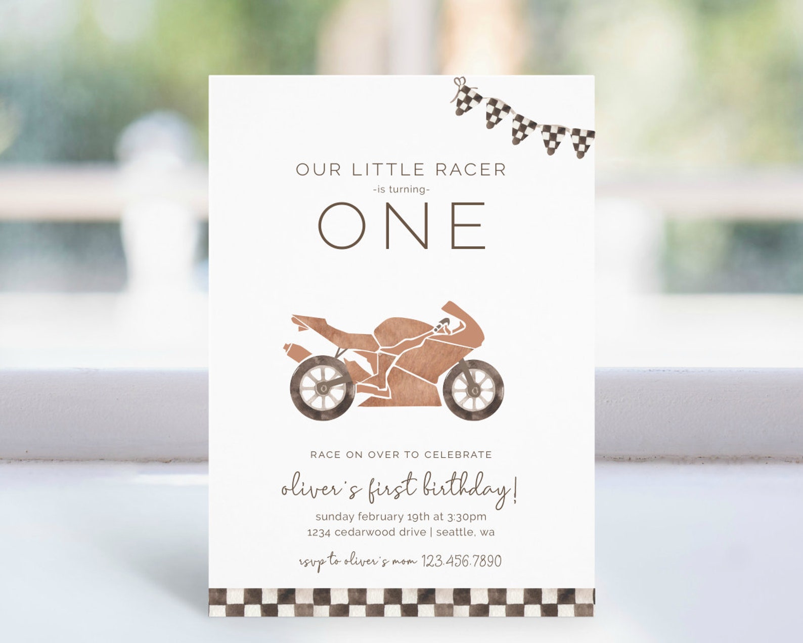 Street Motorcycle Birthday Invitation Editable Template Road - Etsy