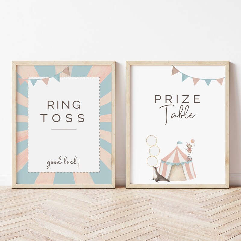 Carnival Party Signs - Etsy