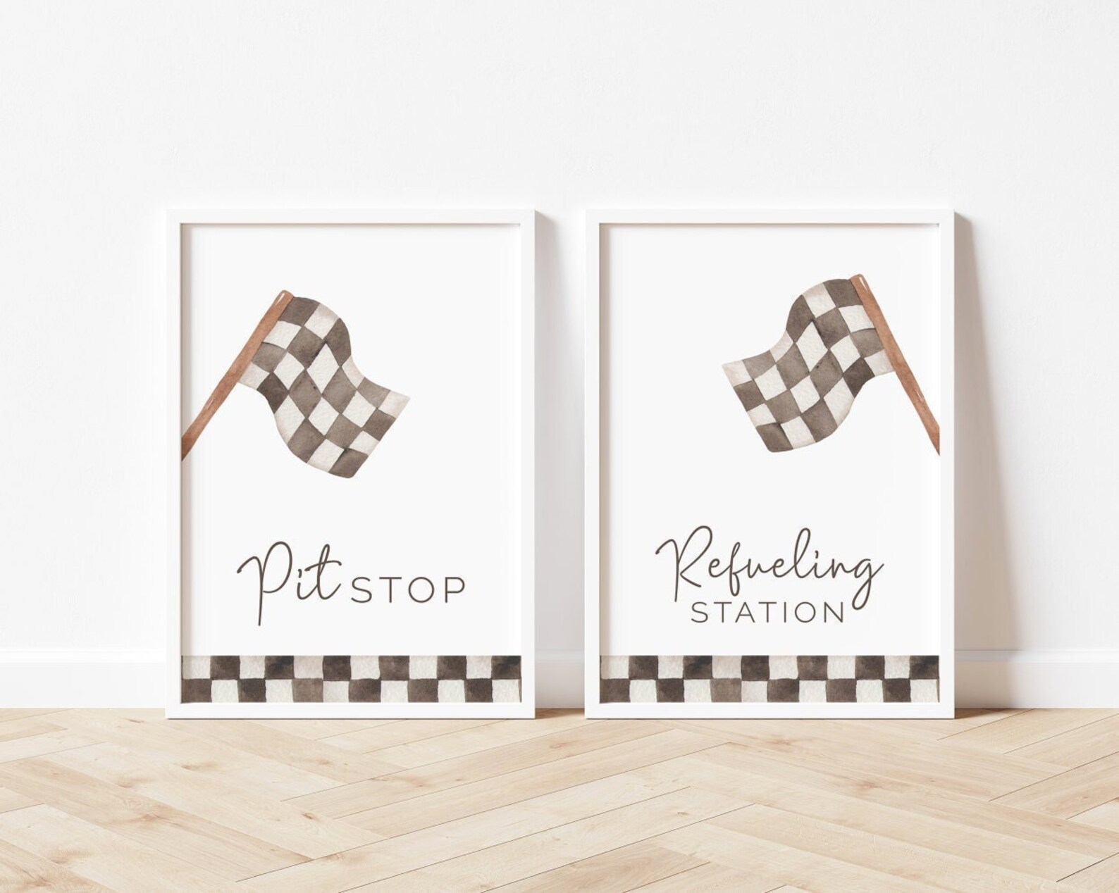 Pit Stop Table Sign Refueling Station Sign Editable - Etsy