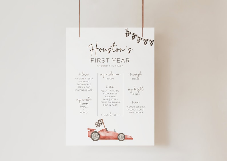 First Lap Birthday Bundle Set Editable Template FAST ONE - Etsy