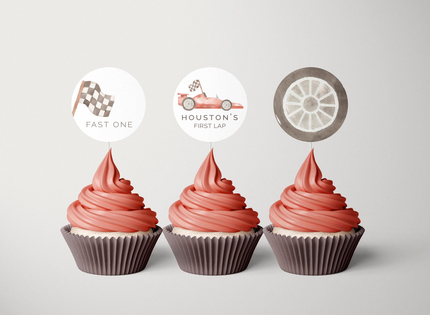 First Lap Birthday Bundle Set, Editable Template, FAST ONE Racing ...