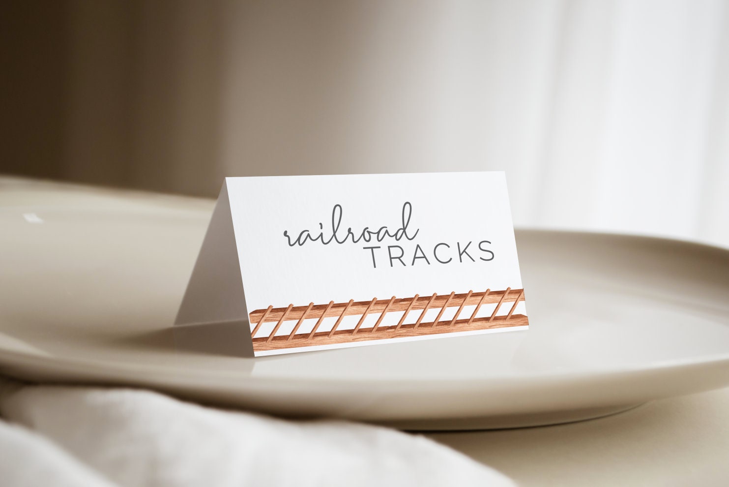 Train Theme Food Tent Labels, Editable Template, Wooden Train Set ...
