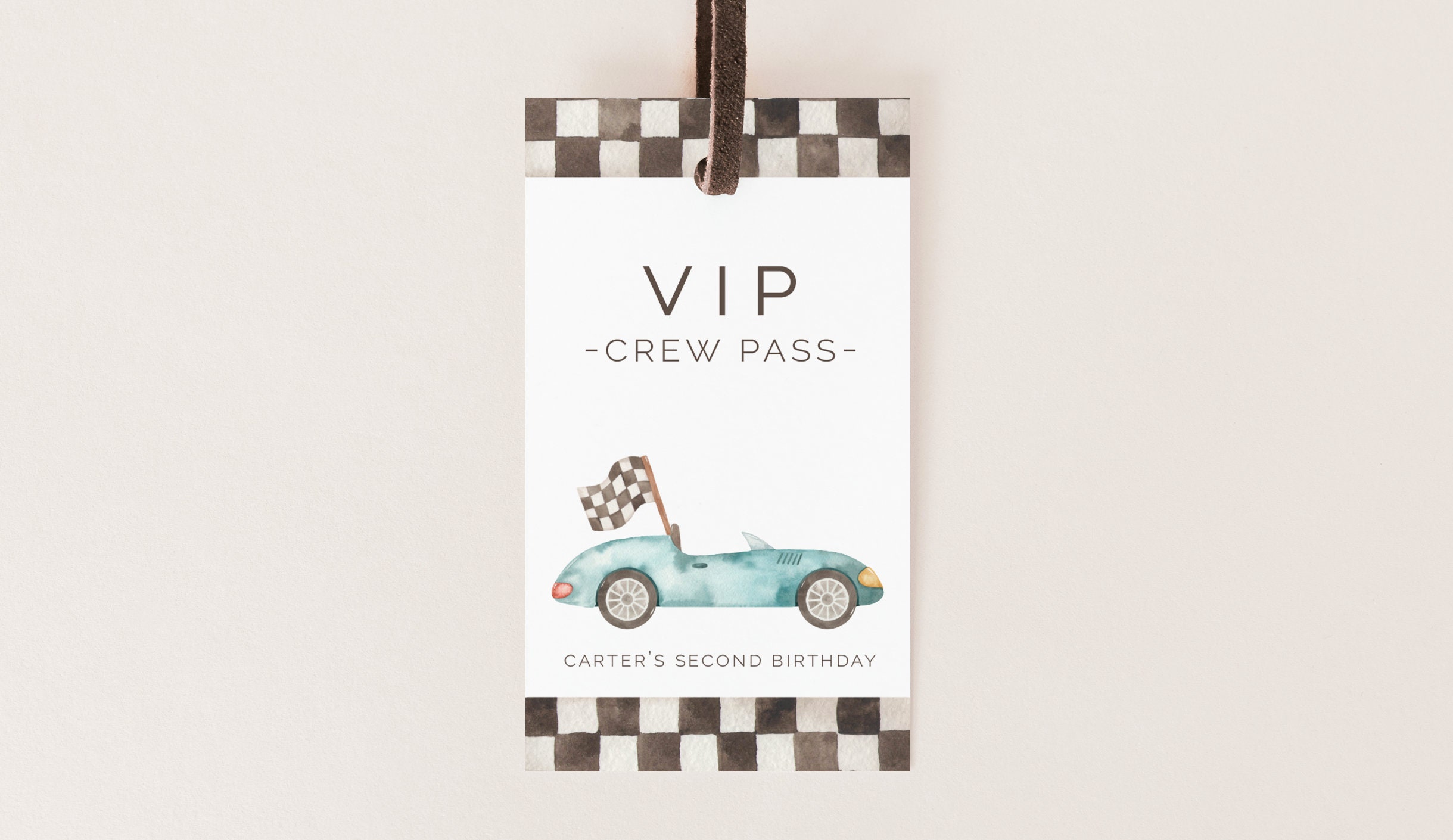 VIP Crew Pass, Editable Template, Growing up Two Fast Birthday Party ...