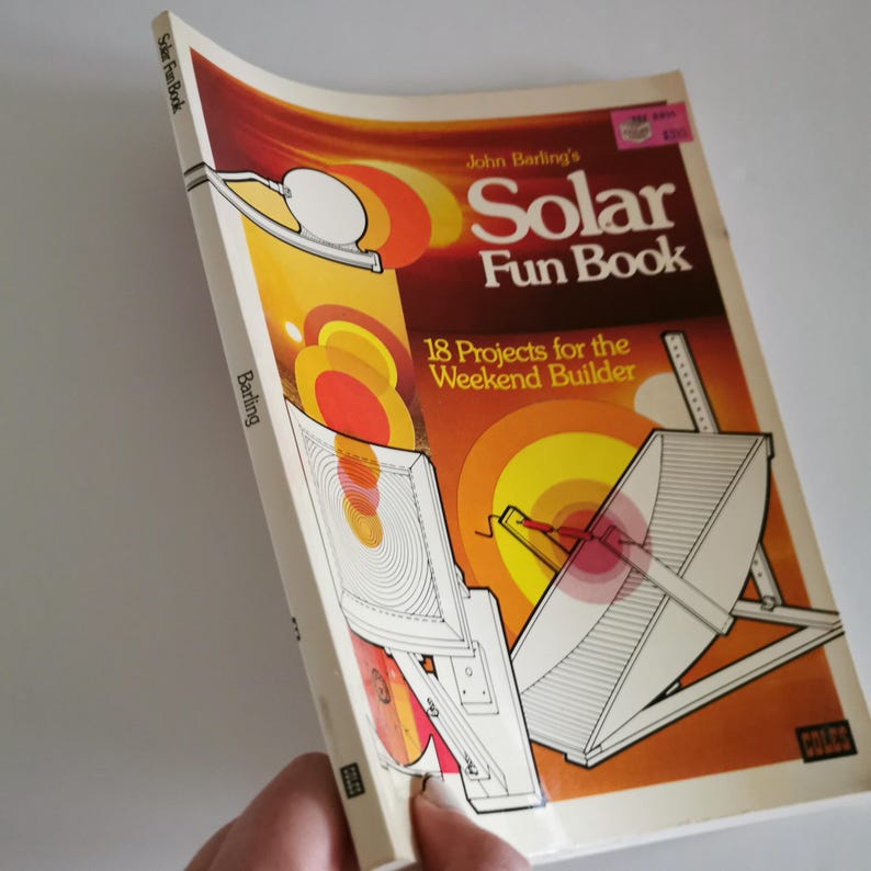 1979 Solar Fun Projects Book John Barling Vintage DIY Outdoor Solar ...