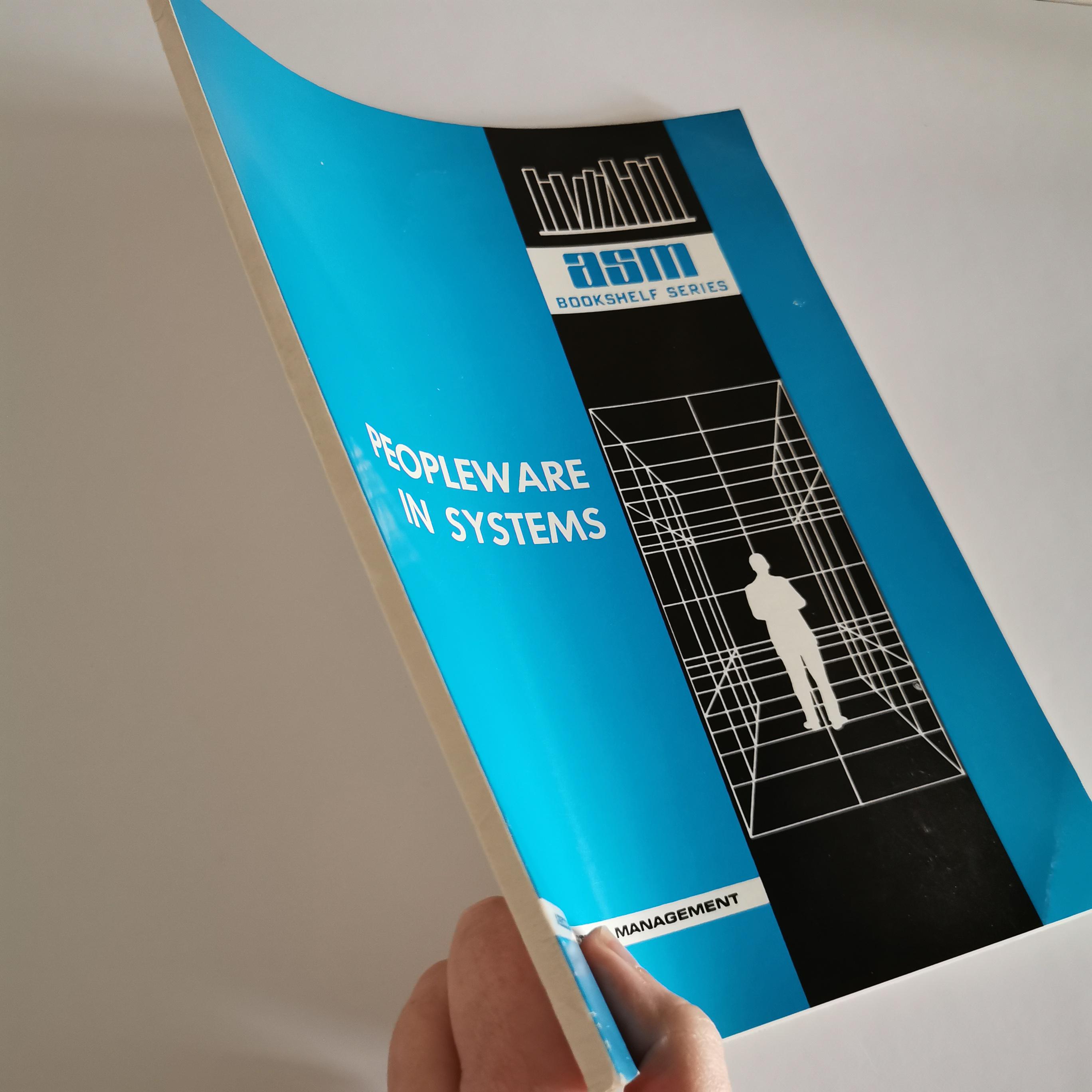 1976 Peopleware in Systems Book Vintage DAMAGED Association in Systems ...
