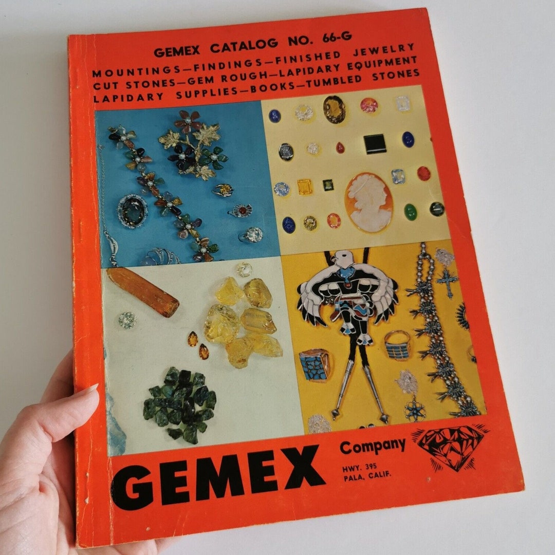 1960s Gemex Company Catalog Vintage Lapidary Jewelry Making Gemstones ...