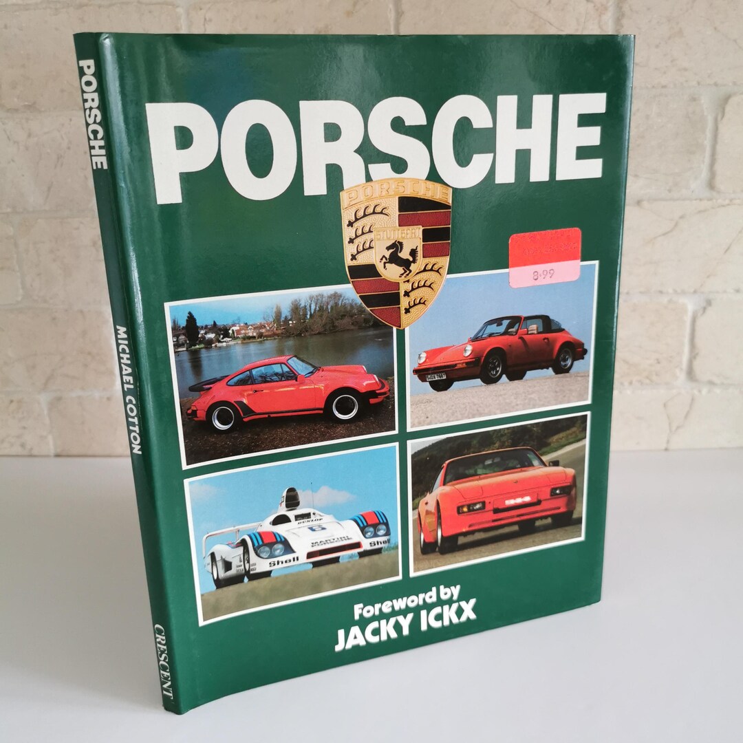 1982 Porsche Book Vintage Coffee Table Autos Jacky Ickx Racing ...