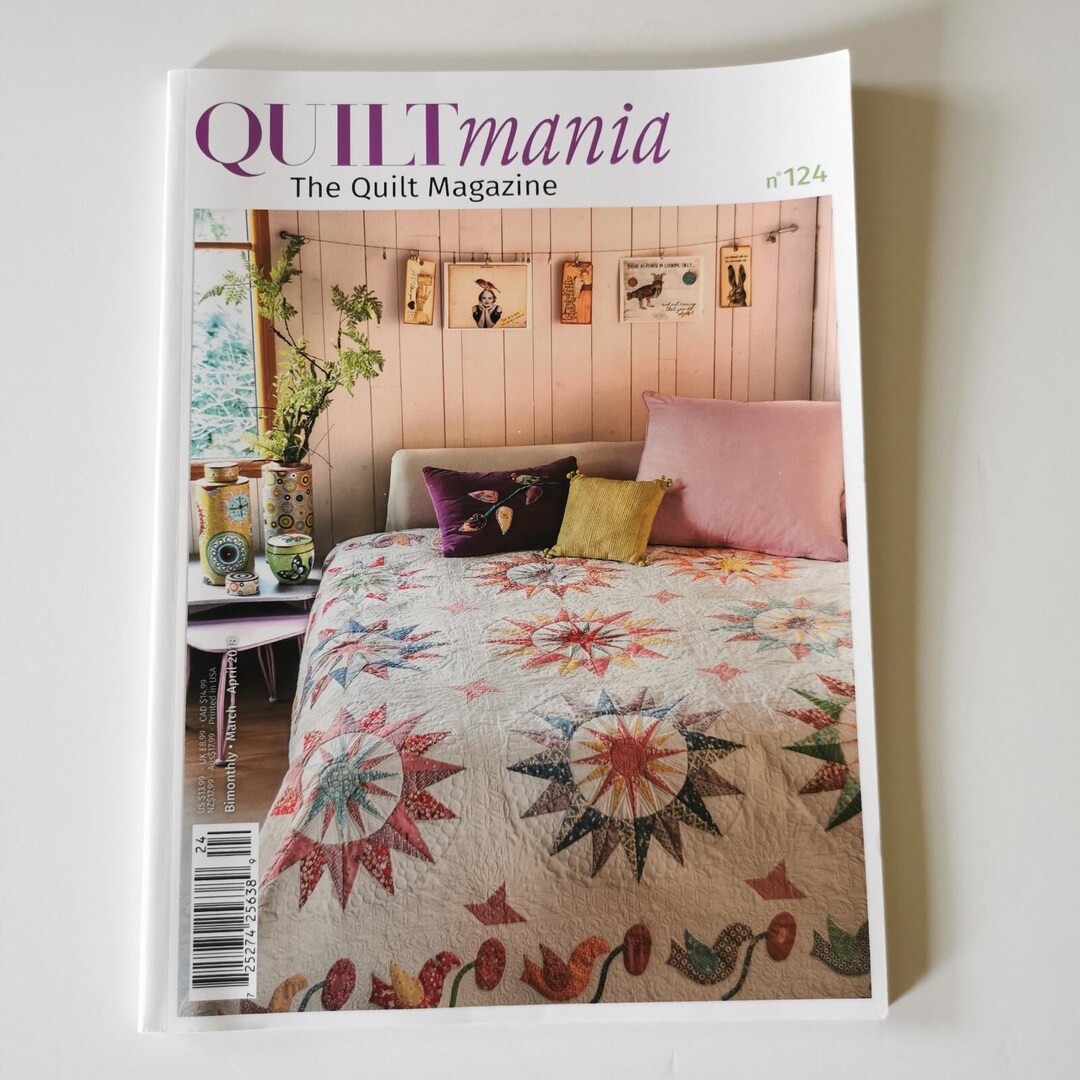 Quiltmania Magazine Quilt #124 Issue 2018 Crafts Quilting Patterns ...