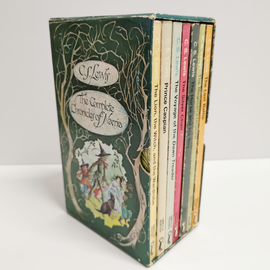 1970s Chronicles of Narnia Book Set CS Lewis 7 Paperbacks Vintage ...